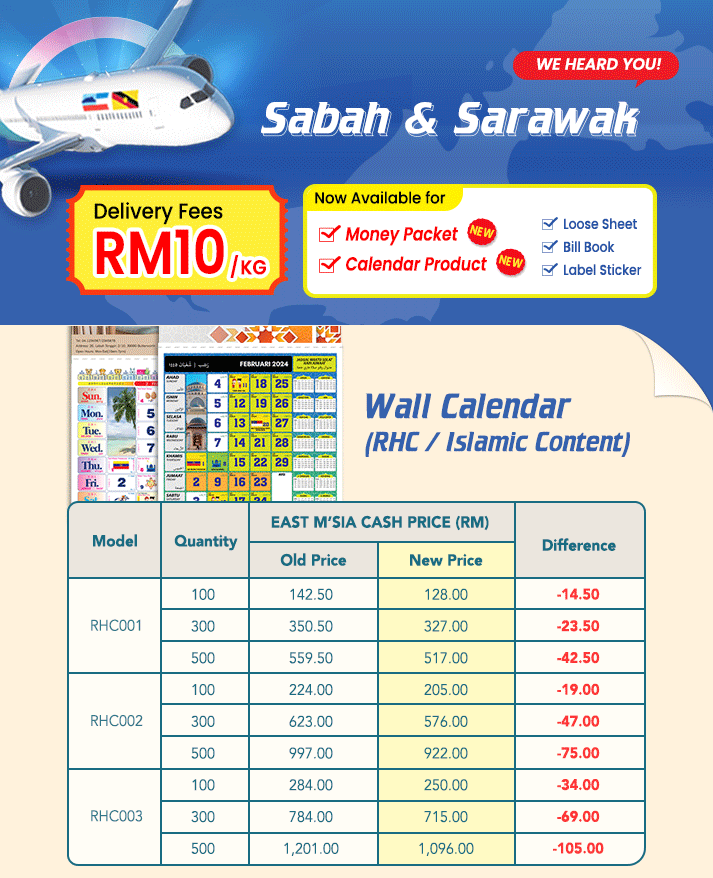 EM RM10 per kg for Money Packet Wall Calendar 01 gif