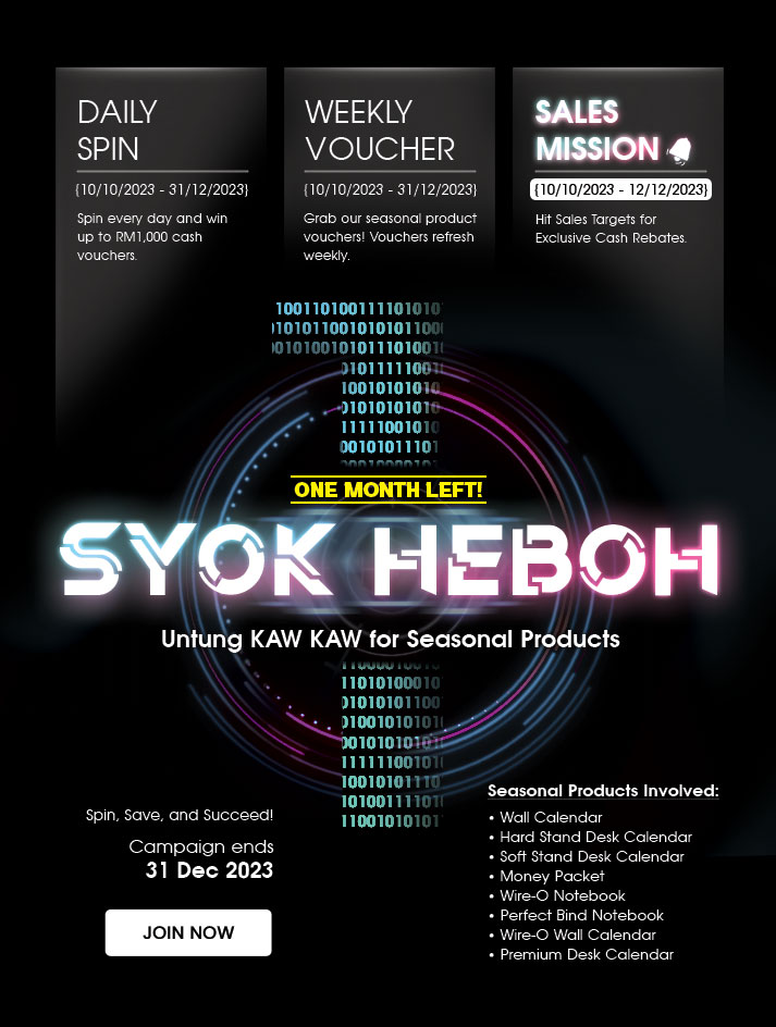 Syok Heboh Final Countdown! Only one month left.